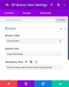 Divi Advanced Button - Divi Plus