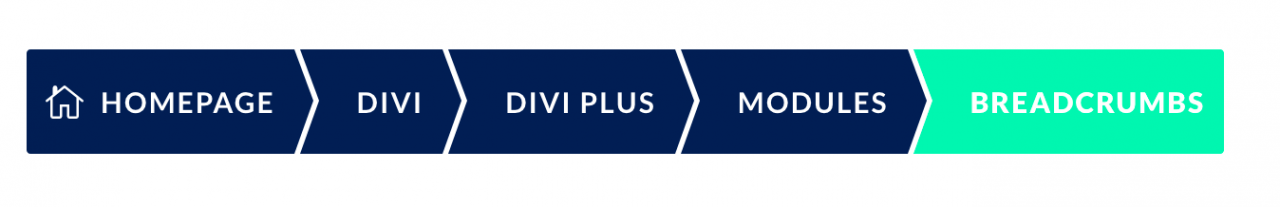 Divi Breadcrumbs - Divi Plus