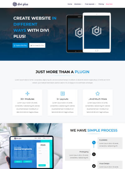 Divi Plus Creative Agency - Divi Plus