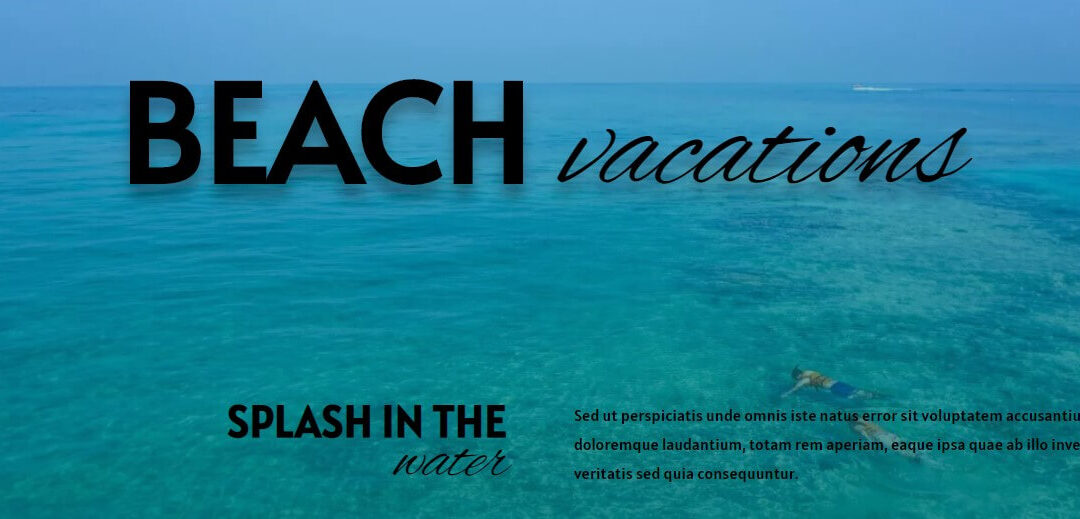 hero-splash-in-the-water-section - Divi Plus
