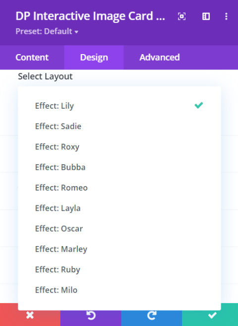 Divi Interactive Image Card - Divi Plus