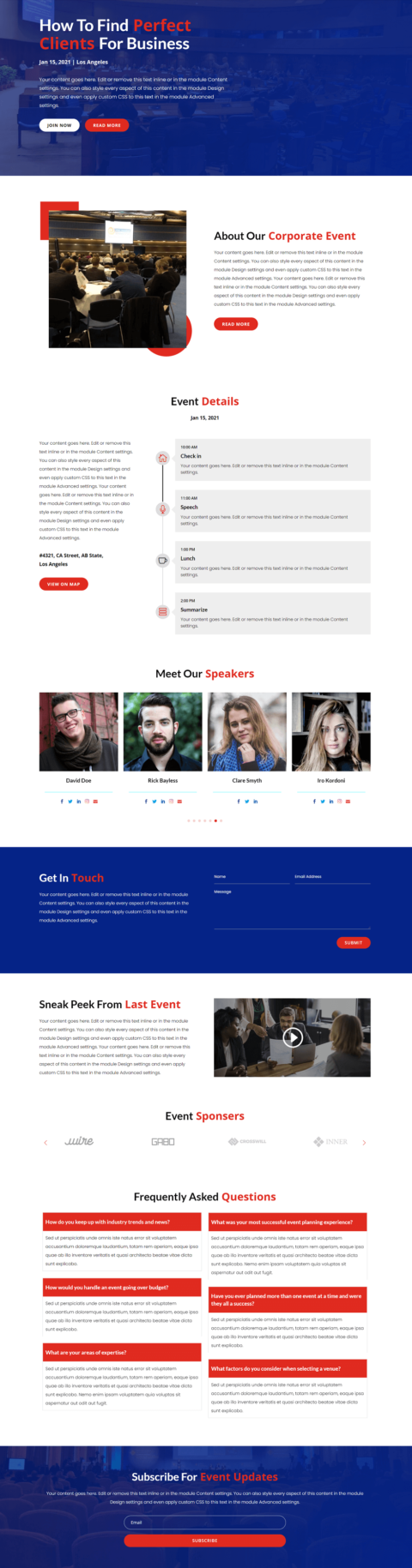 Divi Starter Templates - Divi Plus