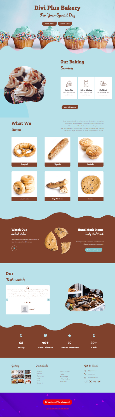 Divi Starter Templates - Divi Plus