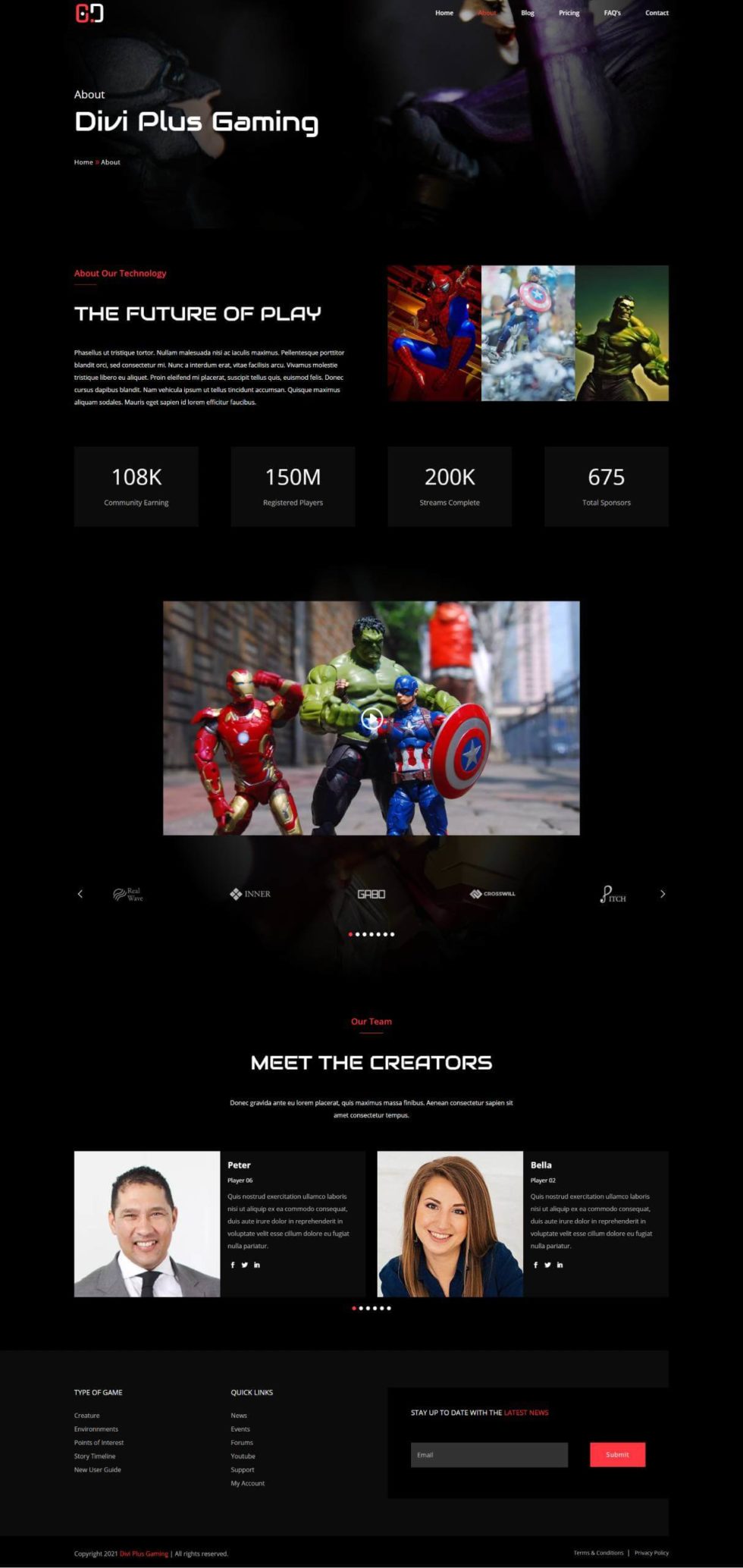 Free Divi Plus Child Theme for the Next-Gen Gamers