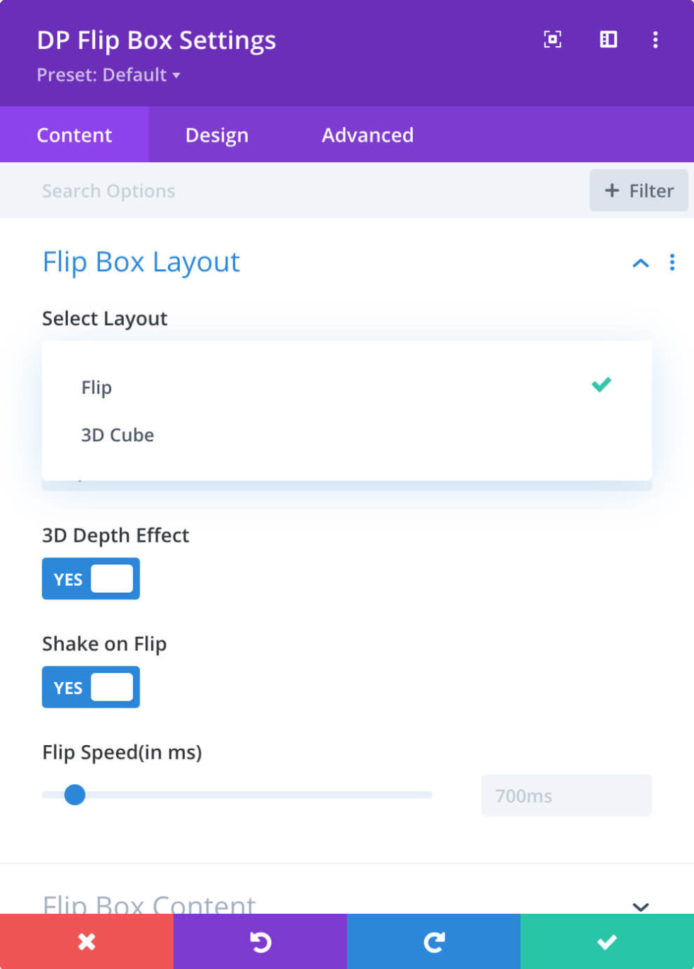 Advanced Flip Box Module for Divi Theme - Divi Plus